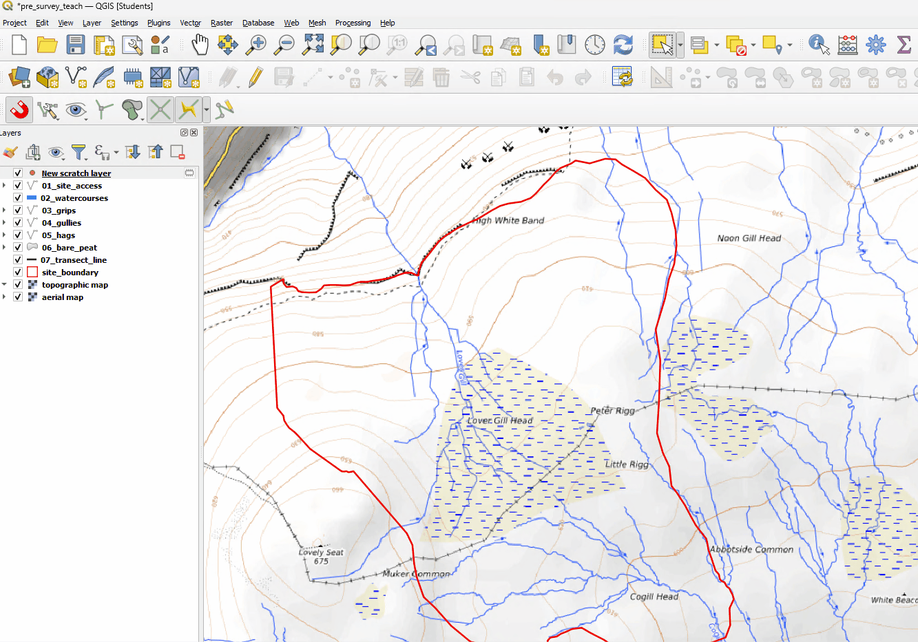 Yorkshire Peat Partnership: Peat Practitioners Course Wiki - 3.2 - Pre-Survey Mapping Detailed